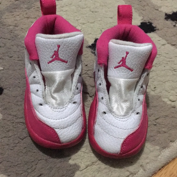 Jordan | Shoes | Girls Air Jordan 2 Retro 12 Pinkwhite Valentine | Poshmark